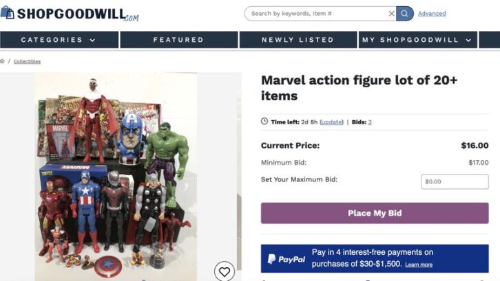 Here’s How to Bid on Great Deals From Goodwill’s Online Auction Site