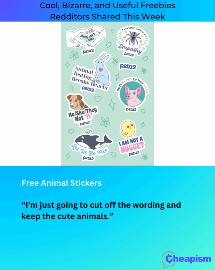 The Best Freebies Listed on Reddit This Week (5/12/23)