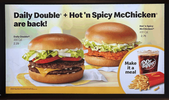 McDonald's Unveils the New Daily Double Burger, and It's on the Value Menu