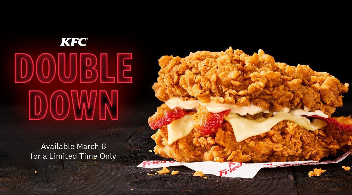 KFC's Double Down Sandwich Makes a Return