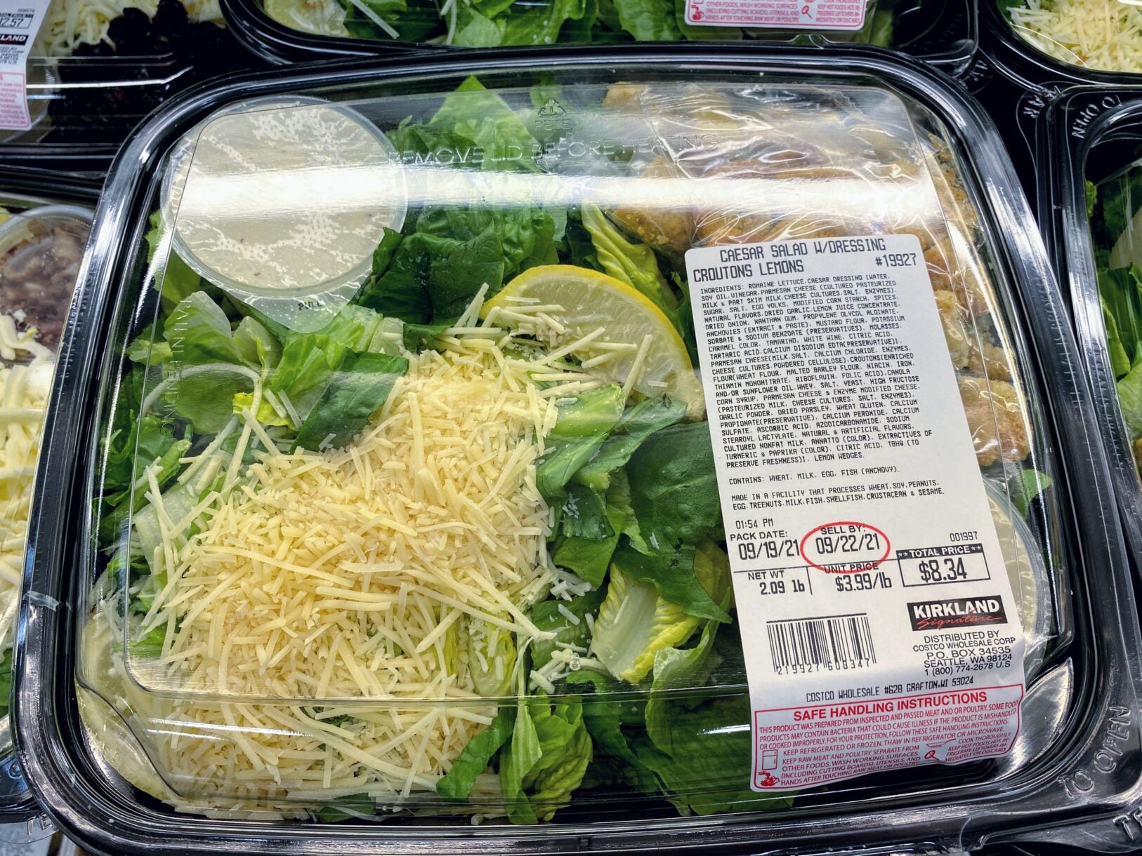 Costco Chicken Caesar Salad Returns — At a $7 Price
