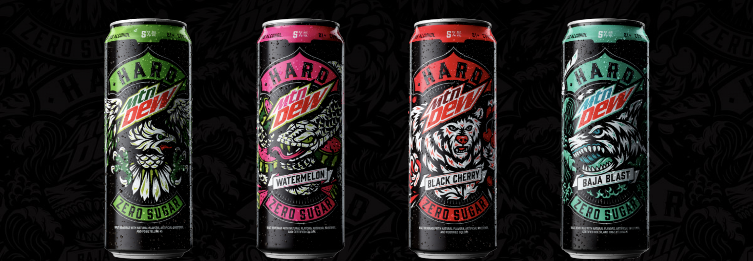 Here's What All 4 Hard Mountain Dew Flavors Taste Like