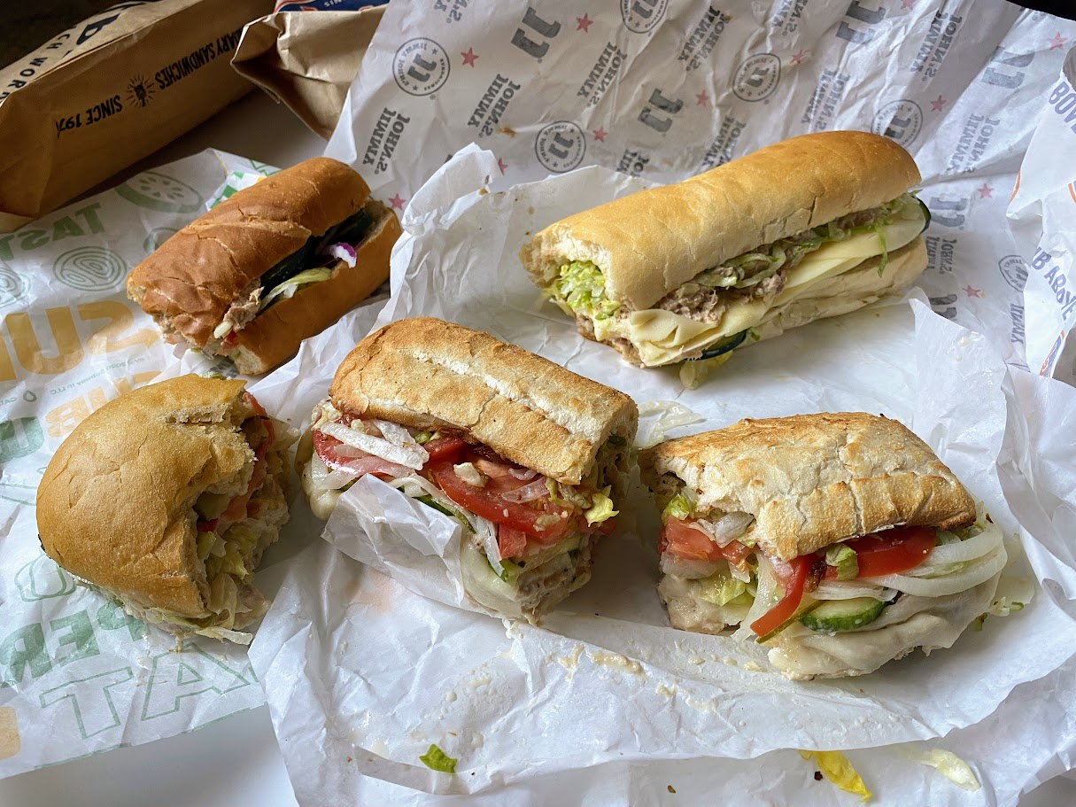 I Ate Tuna Subs From 6 Popular Sandwich Chains, and Two Were Winners