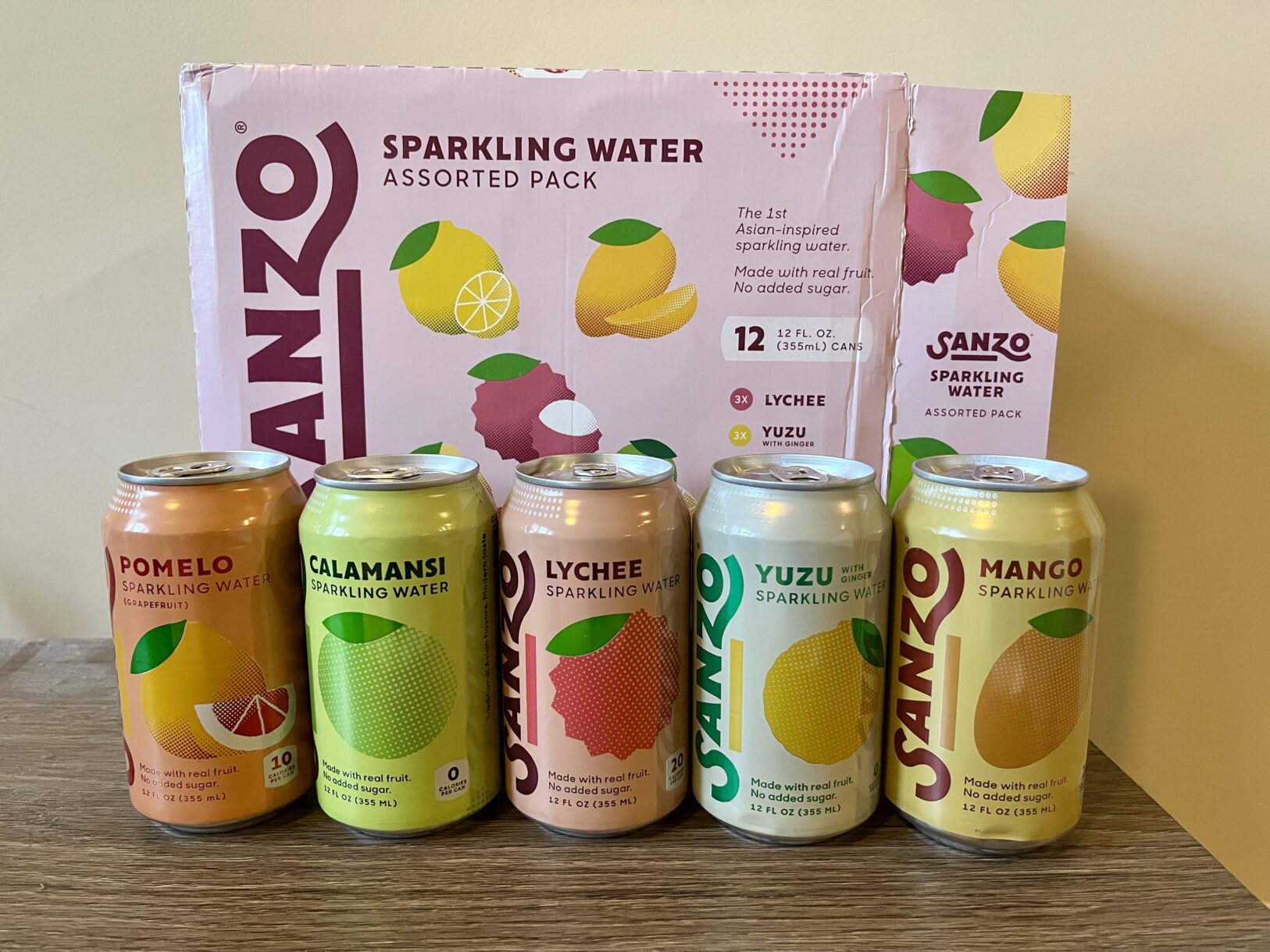 5 Flavors of Sanzo Sparkling Water, Ranked